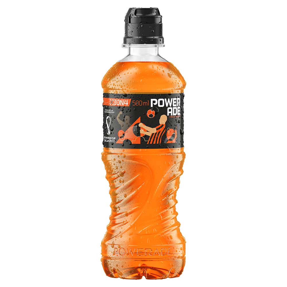 Isotônico Powerade Fifa World Cup Qatar 2022 Laranja 500ml - Drogaria ...