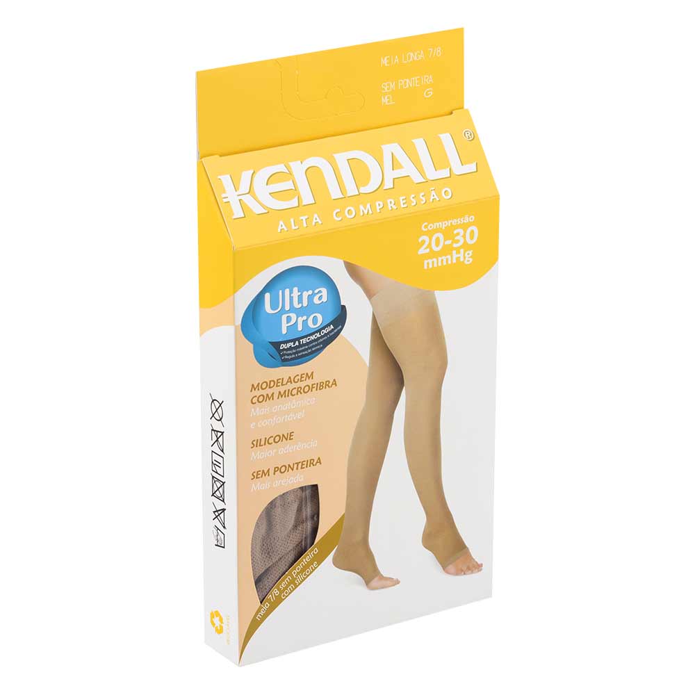 Meia 7/8 Kendall Alta Compressão sem ponteira G Mel - Drogaria Sao Paulo
