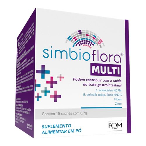 Suplemento Alimentar Simbioflora Multi 15 Sachês De 6,7g Cada ...