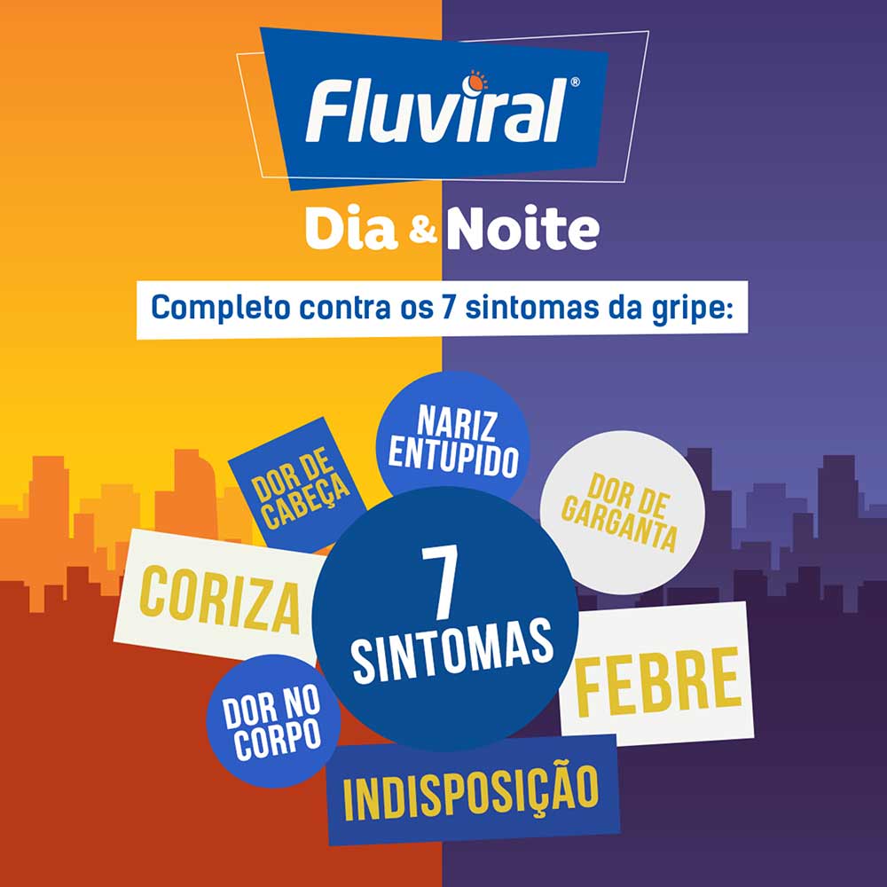Antigripal Fluviral Dia 20 Comprimidos - Drogaria Sao Paulo