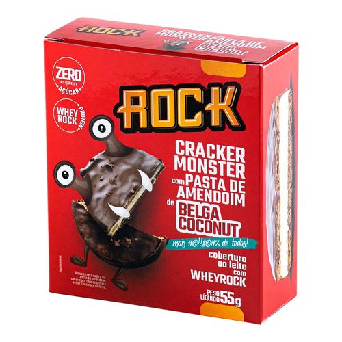 Biscoito Rock Cracker Monster Recheio Pasta De Amendoim De Belga ...