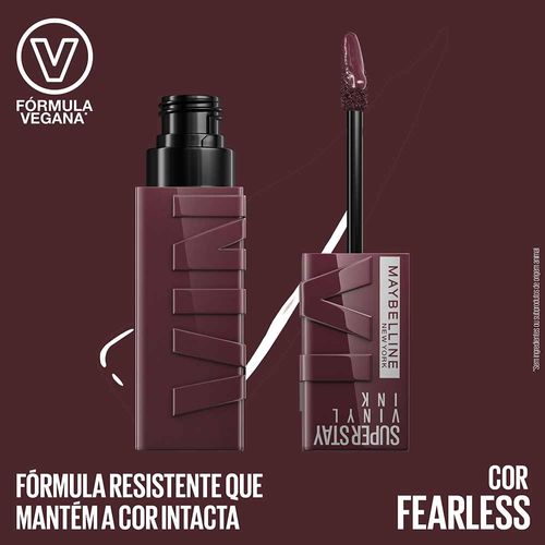 Batom Líquido Maybelline Superstay Vinyl Ink Fearless 4,2ml - Drogaria ...
