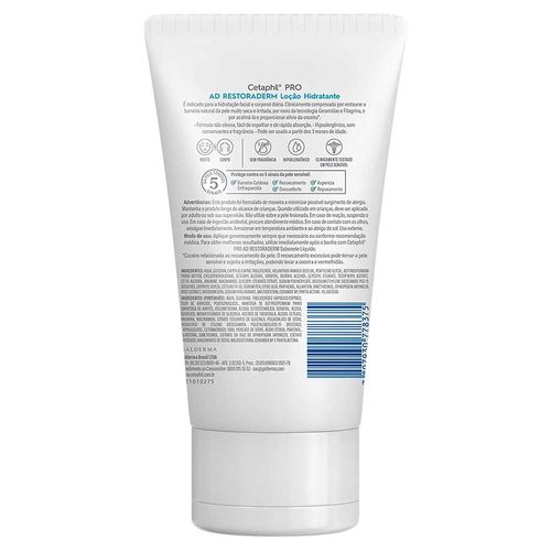Loção Hidratante Cetaphil Pro Ad Restoraderm 145ml - Drogaria Sao Paulo