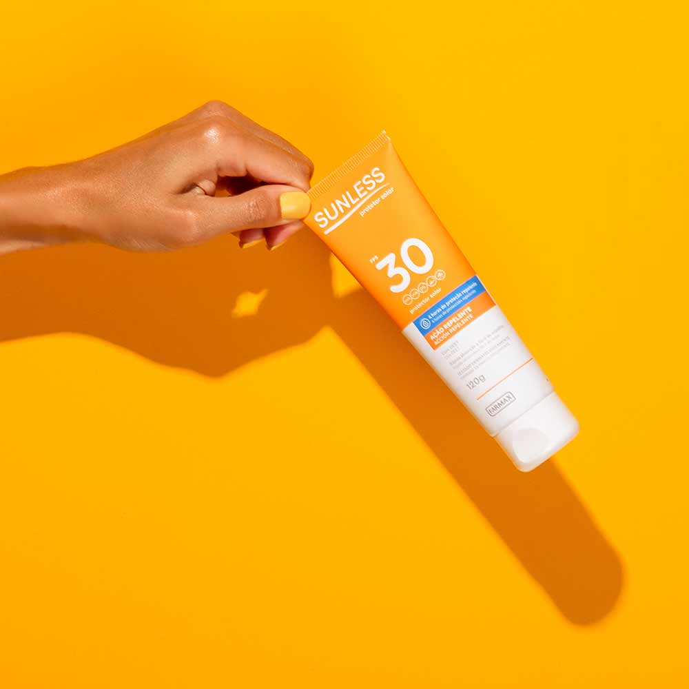 Protetor Solar Corporal com Repelente Sunless FPS30 120g - Drogaria Sao ...