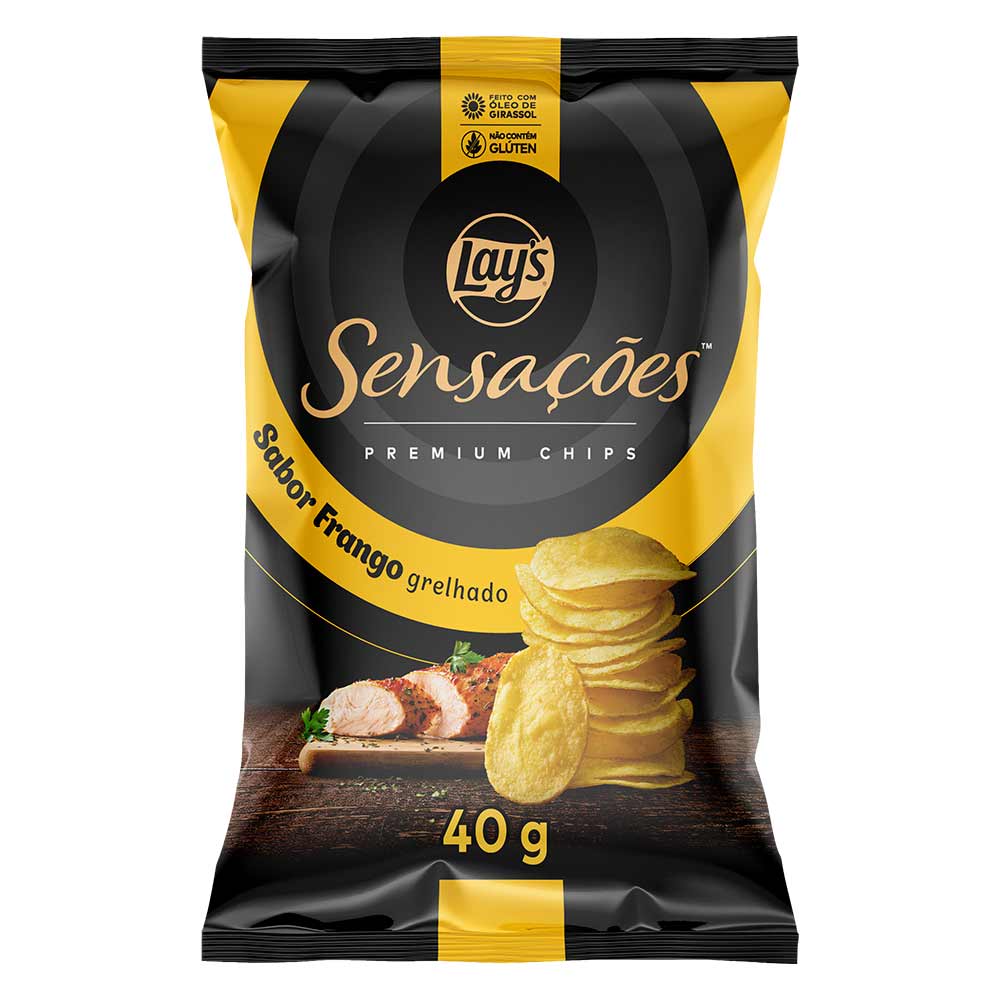 Batata Frita Lisa Lay's Sensações Premium Frango Grelhado 40g ...