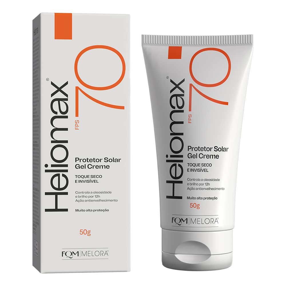 Protetor Solar Gel Creme Heliomax Toque Seco E Invisível FPS70 50g ...