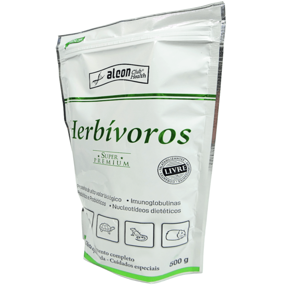Alcon Club Health Herbívoros 500g Super Premium Kit Com 3 unidades ...