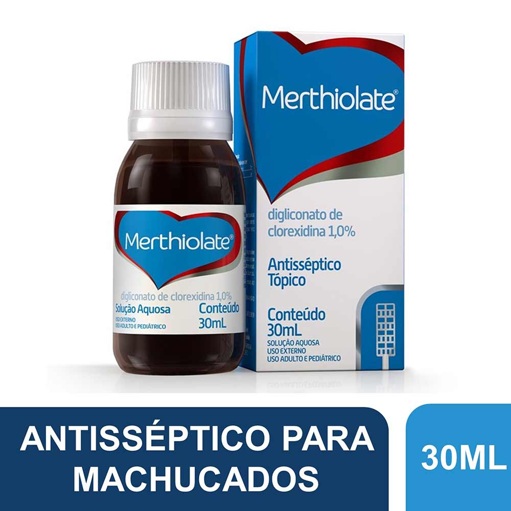 Antisséptico Tópico Merthiolate Incolor 30ml - Drogaria Sao Paulo