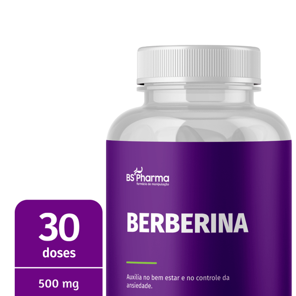 Berberina 500 mg 60 Cápsulas BS Pharma - Drogaria Sao Paulo