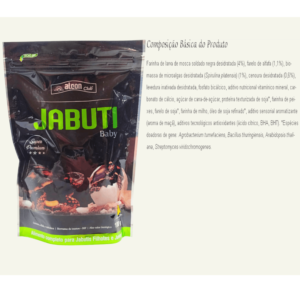 Alcon Club Jabuti Baby 100g Super Premium Kit Com 3 unidades - Drogaria ...