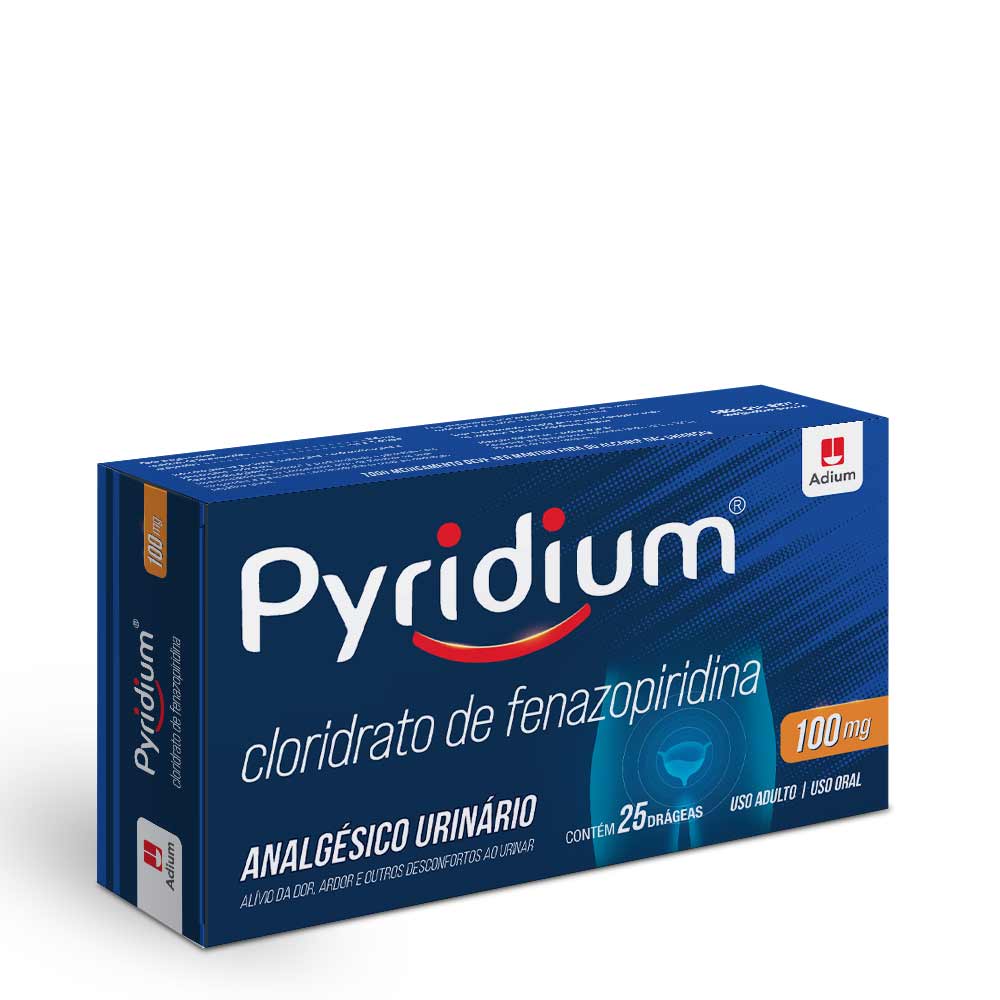 Pyridium 100mg 25 Drágeas - Drogaria Sao Paulo