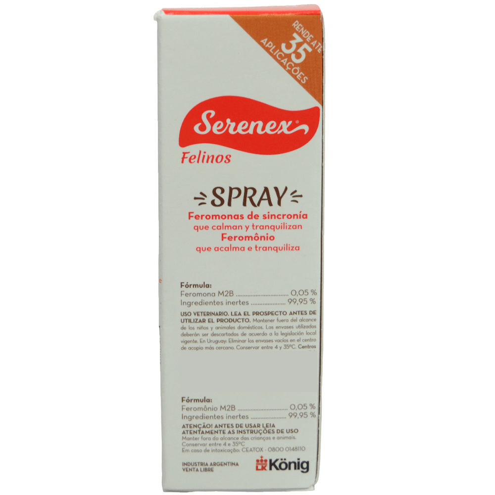 Serenex Spray 25ml Para Gatos Kit Com 3 unidades - Drogaria Sao Paulo