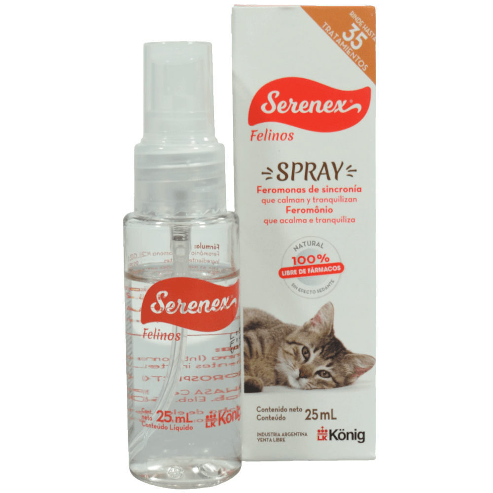 Serenex Spray 25ml Para Gatos Kit Com 10 unidades - Drogaria Sao Paulo