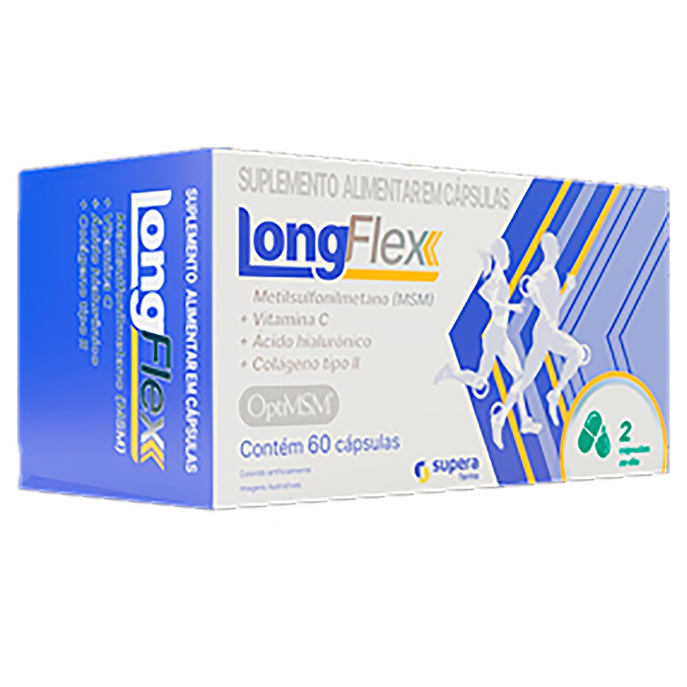Suplemento Alimentar Longflex 60 Cápsulas - Drogaria Sao Paulo