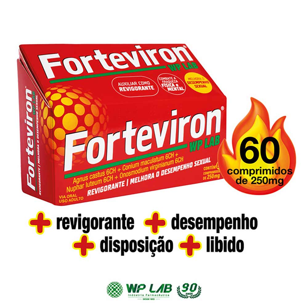 Forteviron 250mg WP Lab 60 Comprimidos - Drogaria Sao Paulo