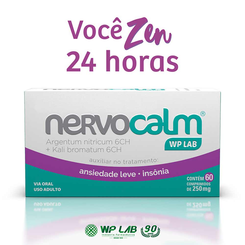 Nervocalm 250mg WP Lab 60 Comprimidos - Drogaria Sao Paulo
