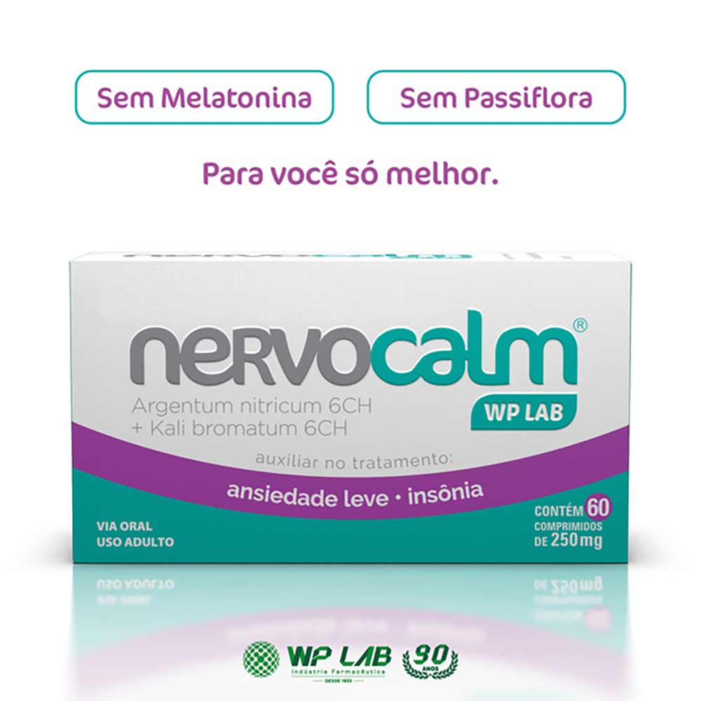 Nervocalm 250mg WP Lab 60 Comprimidos - Drogaria Sao Paulo